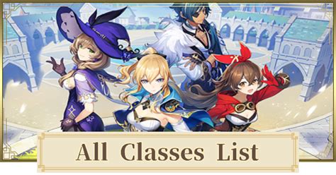 Genshin Impact All Classes Weapon Types Guide Gamewith