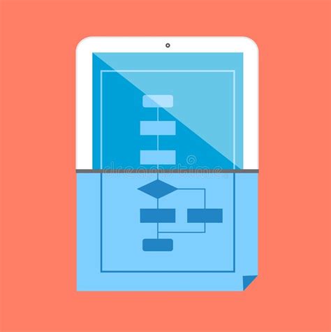 Software Development Evolution Paper And Tablet Stock Vector