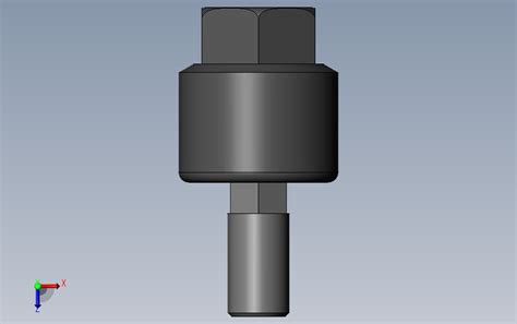 气缸附件浮动接头ja40 12 125 Solidworks 2009 模型图纸下载 懒石网