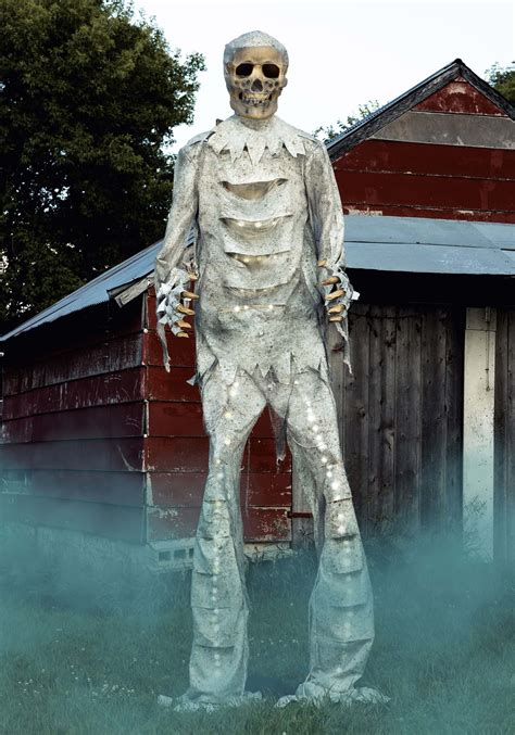 12ft Animatronic Short Circuit Mummy Decoration Halloween Animatronics