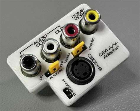 purchase an a v adapter for the commodore 64 for standard s video