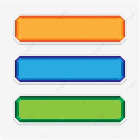 Gaming Set Clipart PNG Images Colorful Game Buttons Set Colorful Game Buttons PNG Image For