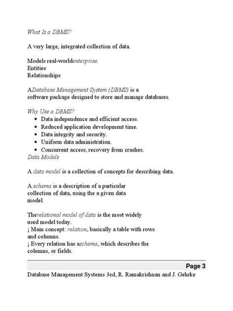 what is a dbms pdf object computer science databases