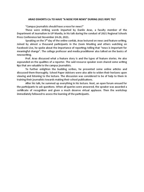 2021 Rspc Newswriting Output Pdf