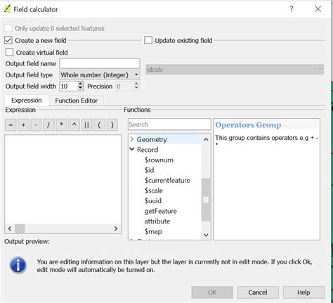 Qgis 322 Field Calculator Chapter 1452 · Issue 7289 · Qgisqgis