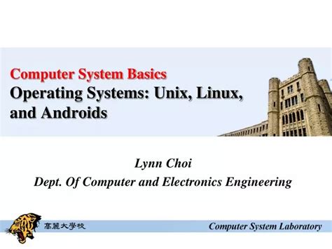Ppt Computer System Basics Operating Systems Unix Linux And