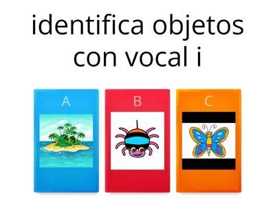 Objetos con vocales Recursos didácticos