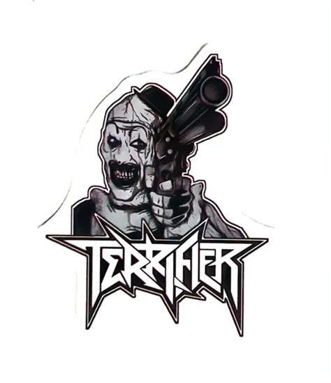Art The Clown Terrifier Horror Water Resistant Sticker £380 Picclick Uk
