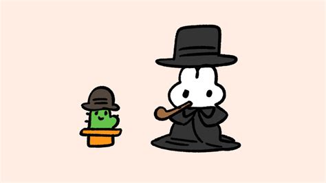 「シャーロックホームズごっこ」やさうさちゃんのイラスト
