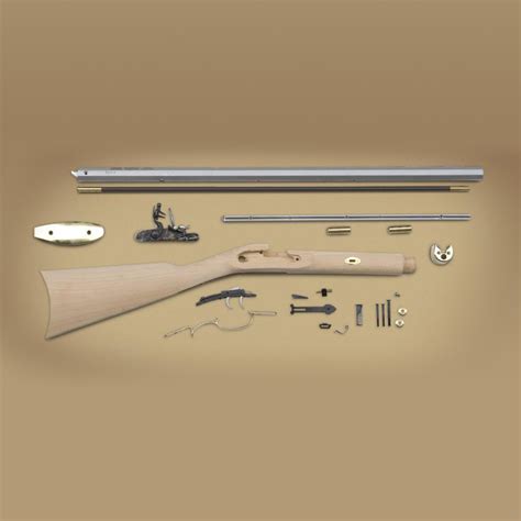 Traditions Frontier Flintlock Rifle 50 Cal Kit Rmc Ox Yoke