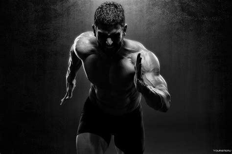 Черно белый качок 62 фото