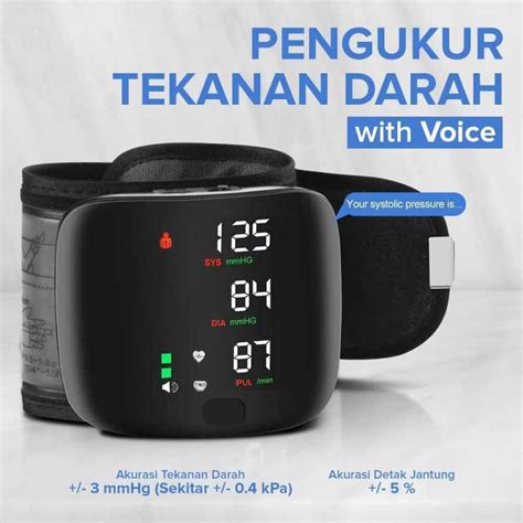 Jual Two2 Tensimeter Digital Pergelangan Tangan Akurat Bahasa Inggris A01 Alat Tensi Darah