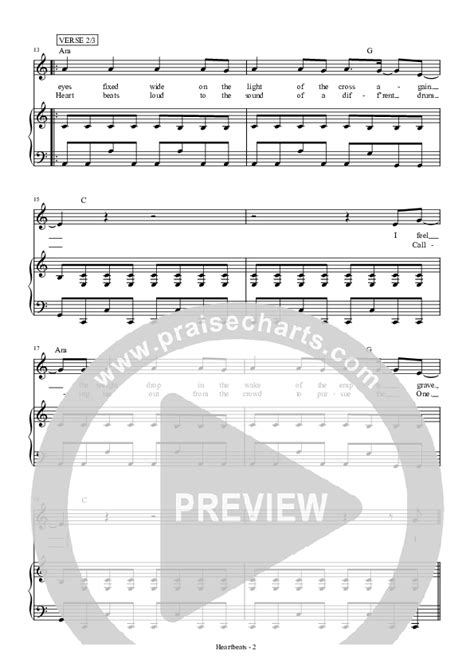Heartbeats Sheet Music Pdf Hillsong United Praisecharts