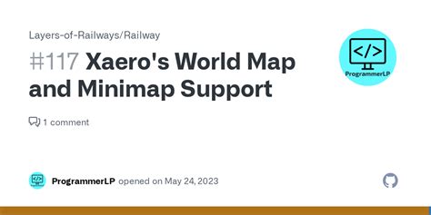 Xaero S World Map And Minimap Support Issue 117 Layers Of Railways