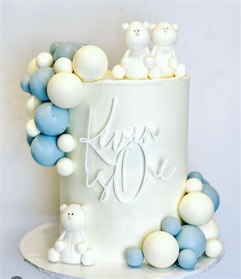 Buy Teddy Bear Edible Cake Toppers Personalised Name Birthday Baby Shower Christening