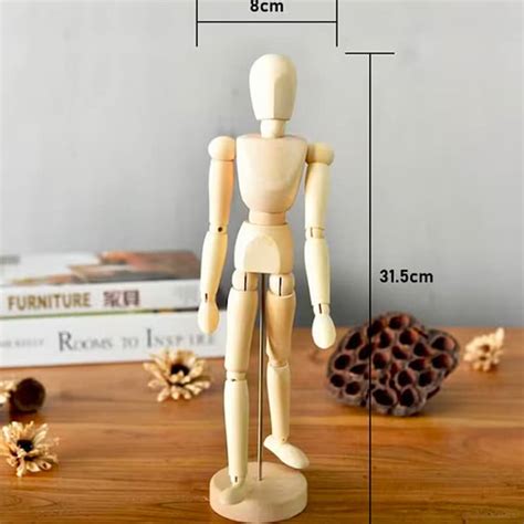 Wooden Figure For Drawing Etsy