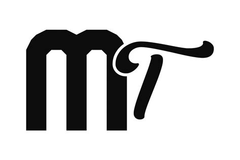 Mt Monogram Logo Design Graphic By Piku Design Store · Creative Fabrica