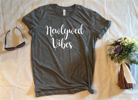 Newlywed Shirt Wedding Reception T Shirt Honeymoon Vacation Shirt