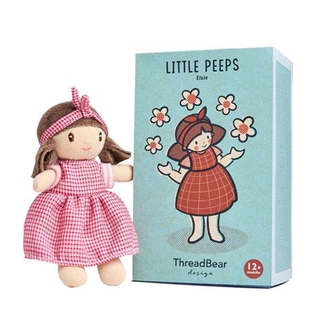 Threadbear Design Little Peeps Elsie Doll Toy Dubai Toys Mena Llc