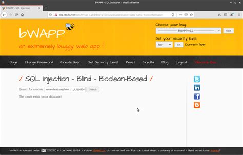 Xcyy4rle Bwapp Sql Injection Blind Boolean Based