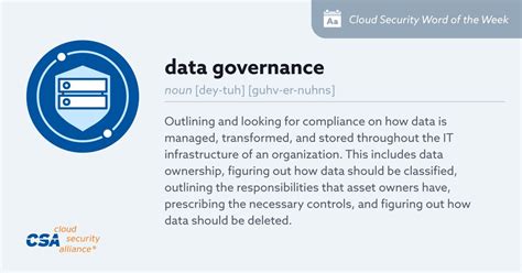 Cloud Security Alliance On Linkedin Datasecurity Datagovernance