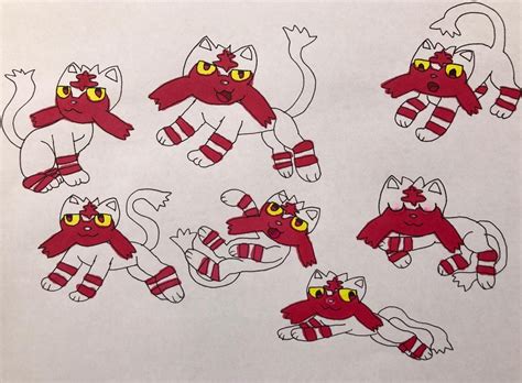 Shiny Litten Pack By Xjenzat On Deviantart
