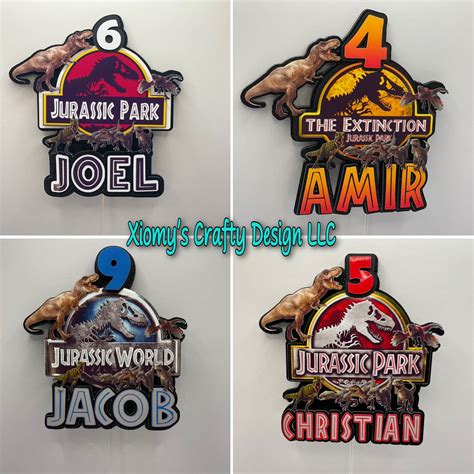 Jurassic Park Inspired Cake Topper Artofit