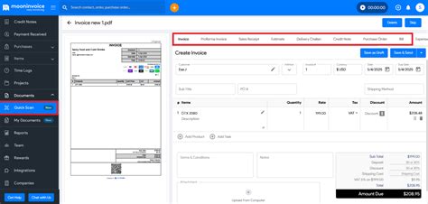 How To Scan And Add Invoices Digitally With The Quick Scan Feature