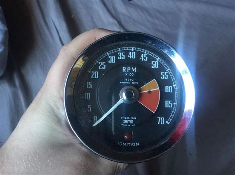 Mgb Rpm Gauge By Smiths Can Be Used In Anything 4 Cylinder 7k Rpm
