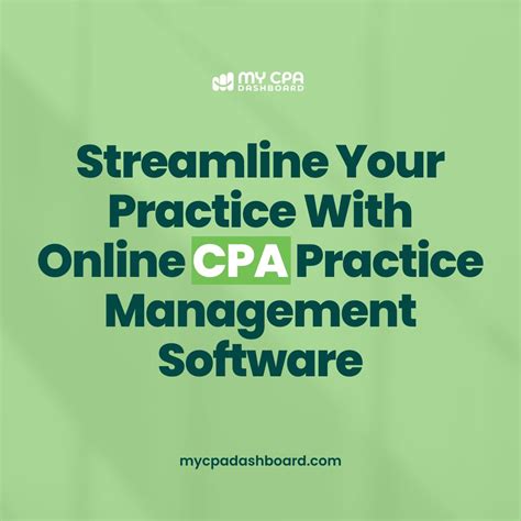 Streamline Your Cpa Practice With Our Software My Cpa Dashboard