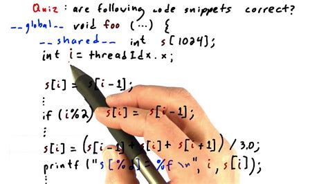 A Quiz On Synchronization Quiz Intro To Parallel Programming Youtube