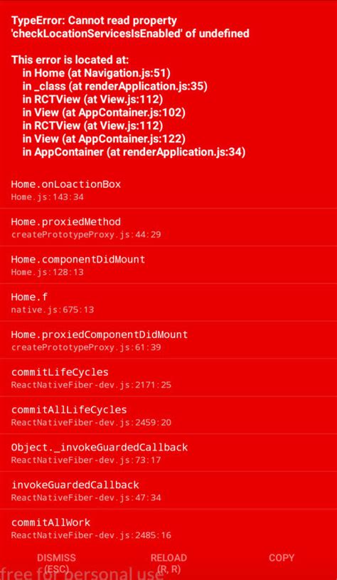 cannot read property checklocationservicesisenabled of undefined