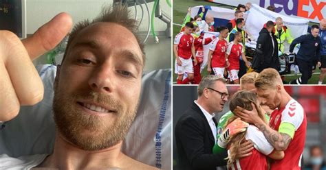Christian Eriksen Visits Denmark Teammates After Being Discharged From