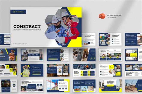 Constract Construction Engineering Powerpoint Template