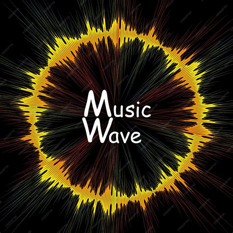 Premium Vector Spectrum Music Wave Background Modern Pulse Music Player Technology Audio