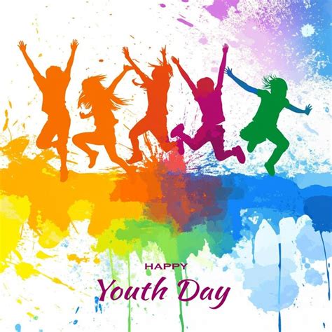 Internation Youth Day Background Design Premium Ai Generated Psd