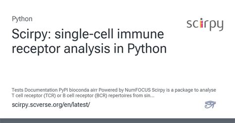 Scirpy Single Cell Immune Receptor Analysis In Python Scirpy