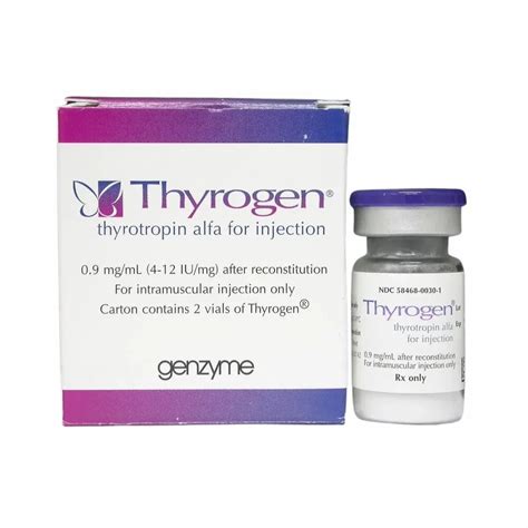 Thyrogen 0 9 Mg Ml Thyrotropin Alfa For Injection At ₹ 98975 Vial In