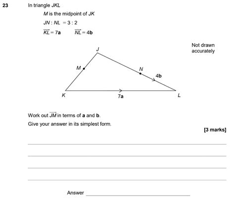 Gcse 9 1 Maths Vectors Past Paper Questions Pi Academy