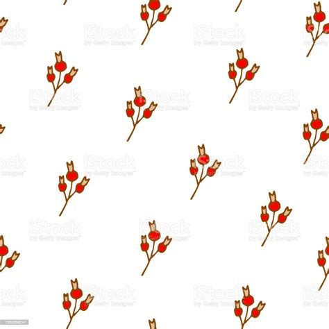 그려진 개로즈 패턴 로즈힙 개 장미 야생 장미 손으로 그린 개로즈 베리 플로럴 매끄러운 배경 가을 열매 디자인 화장품 천연 의학 허브 차 유기농 식품을 위한 프린트 가을에