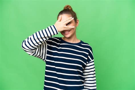 Premium Photo Young Blonde Woman Over Isolated Chroma Key Background