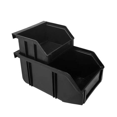 Electronic Esd Smt Rack Black Pcb Packing Storage Plastic Circulation Antistatic Bin