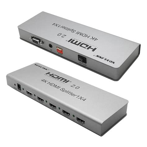 Voxlink NEW X HDMI Splitter K HDMI HDCP K IR Extension EDID Mangement RS