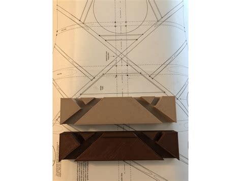 Stewmac Dreadnought Bridge Caul 3d Print Model