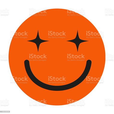 Funny Groovy Emoji Vector Icon Stock Illustration Download Image Now