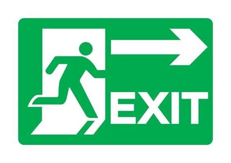 Printable Emergency Exit Sign Printablelib