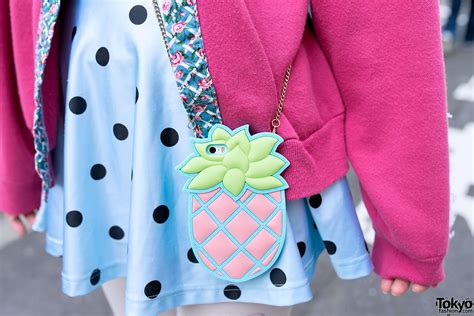 Pink Hair Spank Tights Platform Sandals And Little Mermaid In Harajuku