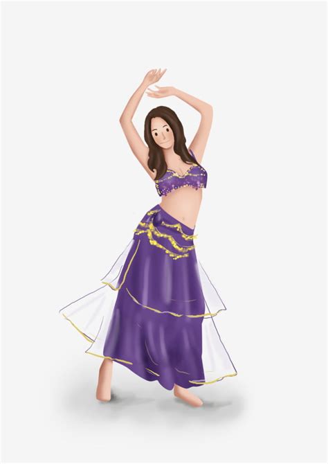 여름 일러스트 인생 공연 긴 치마 소녀 여자 드레스 취미 Png 일러스트 및 Psd 이미지 무료 다운로드 Pngtree