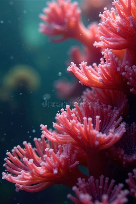 Close Up Of Algae Culture Showcasing Rich Color Microscope Biomass Stock Illustration