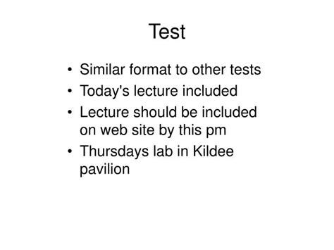 PPT Test PowerPoint Presentation Free Download ID 54039